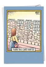 Thank You Card Vortex Cartoon Card Piraro