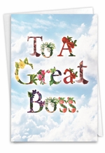 Thanks A Bunch: Creative Boss's Day Greeting Card