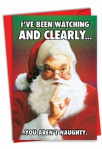 You Are Nutty: Humor Christmas Greeting Card