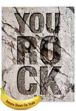 You Rock: Hilarious Congratulations Large Greeting Card