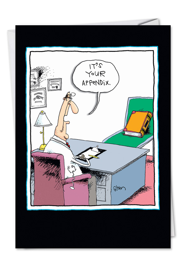 Your Appendix Get Well Card Mccoy