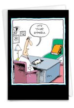 Your Appendix: Funny Get Well Greeting Card