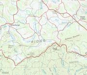 1:100,000 scale topographic maps