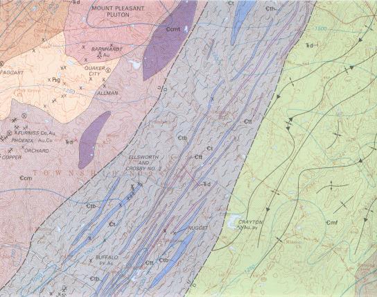Geologic and Geophysical Maps of South-Central North Carolina: USGS Map ...