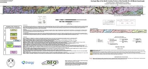 Geologic Map of the North Carolina Portion of the DANVILLE 30 x 60 ...