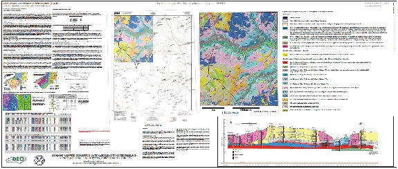 Geologic Map with Geomorphic Landscape Elements of the FALKLAND 7.5 ...
