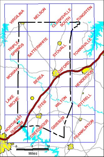 Granville County maps