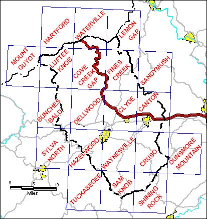 Haywood County maps