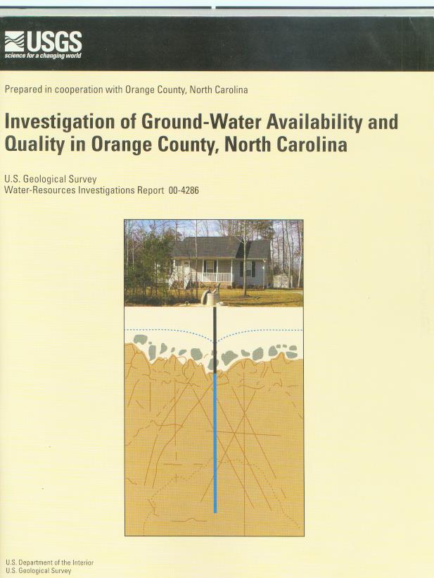 Investigation of Ground-Water Availability and Quality in ORANGE COUNTY ...