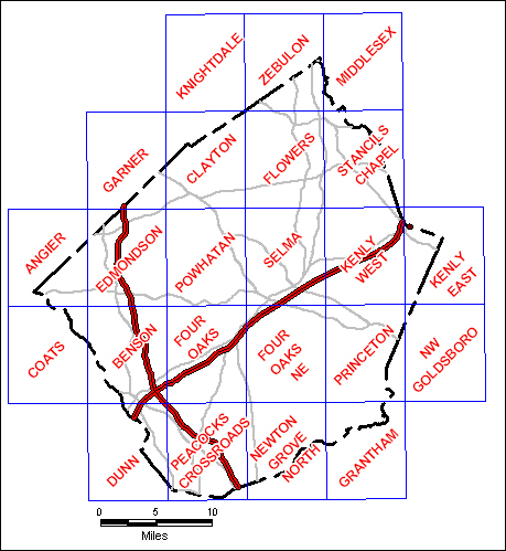 Johnston County maps