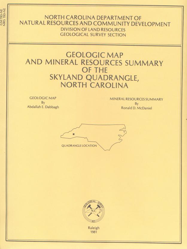 North Carolina Natural Resources