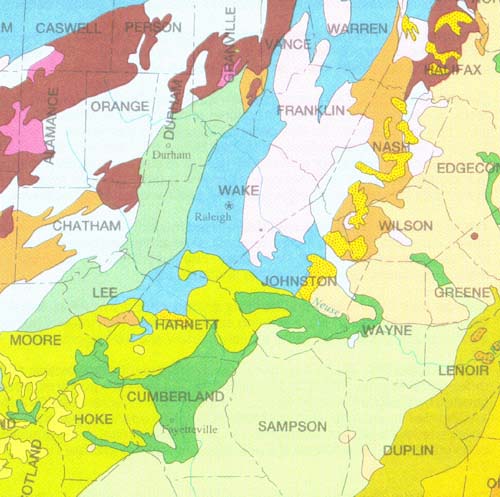 NORTH CAROLINA GEOLOGIC MAPS