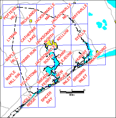 Onslow County maps