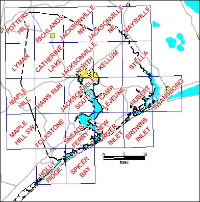Onslow County maps