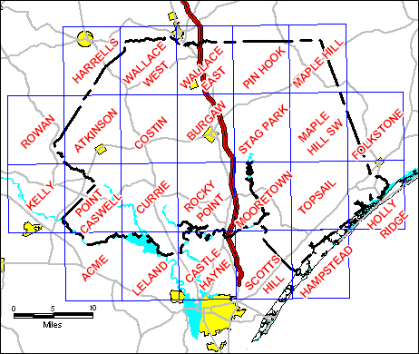 Pender County maps