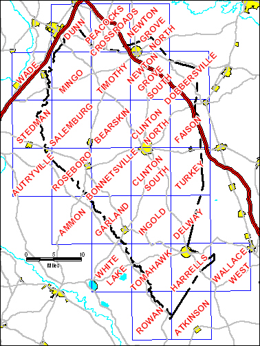Sampson County maps