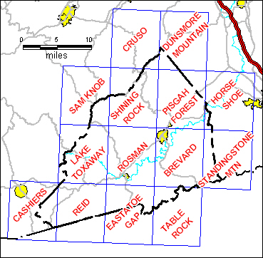 Transylvania County maps