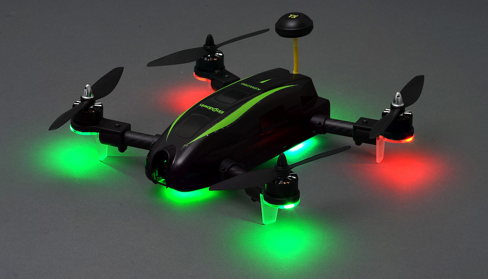 Top RC Hobby Racer Kingdowin KDW280 FPV Racing Drone Quad RTF Ready to Fly Black