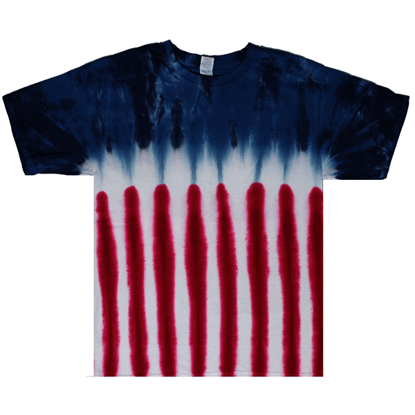 Flag Tie Dye Shirt | Tie Dyed Shop