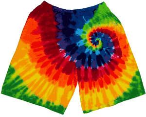 Tie Dye Shorts - Tie Dye Pants | Indoor, Outdoor, Beach Wear