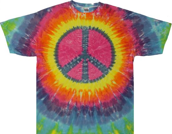 Pastel Peace Sign | Tie Dyed Shop