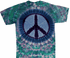 Teal Peace Sign | Tie Dyed Shop