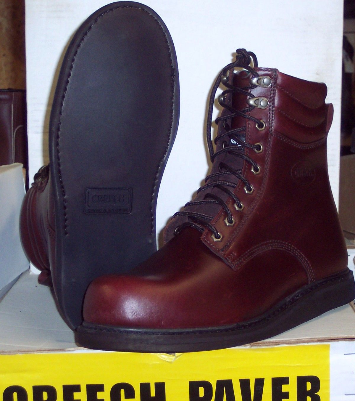 8 " Lace up Asphalt Paving Work Boot