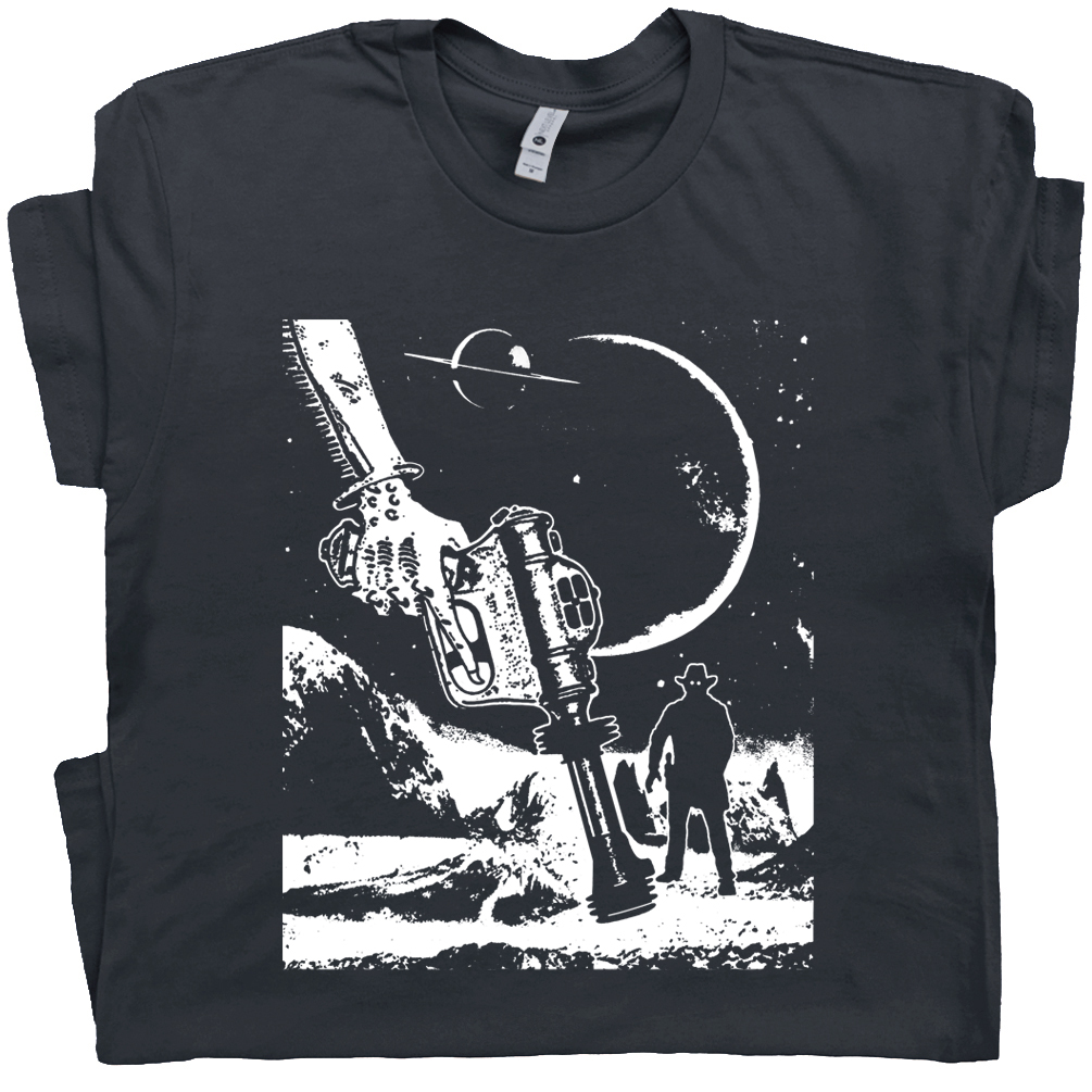 Cosmic Cowboy T Shirt | Alien Outlaw Cowboy Shirts | Western Gunslinger