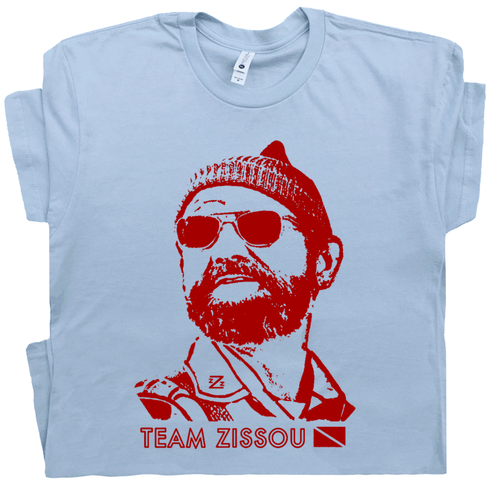Bill Murray T Shirt | Team Zissou T Shirt | Funny Move T Shirts