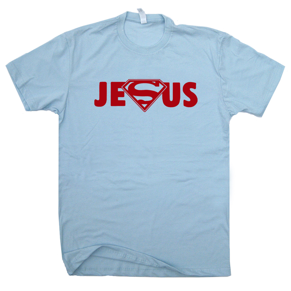 Jesus Superman Logo T Shirt | Christian T Shirt | Super Jesus T Shirt