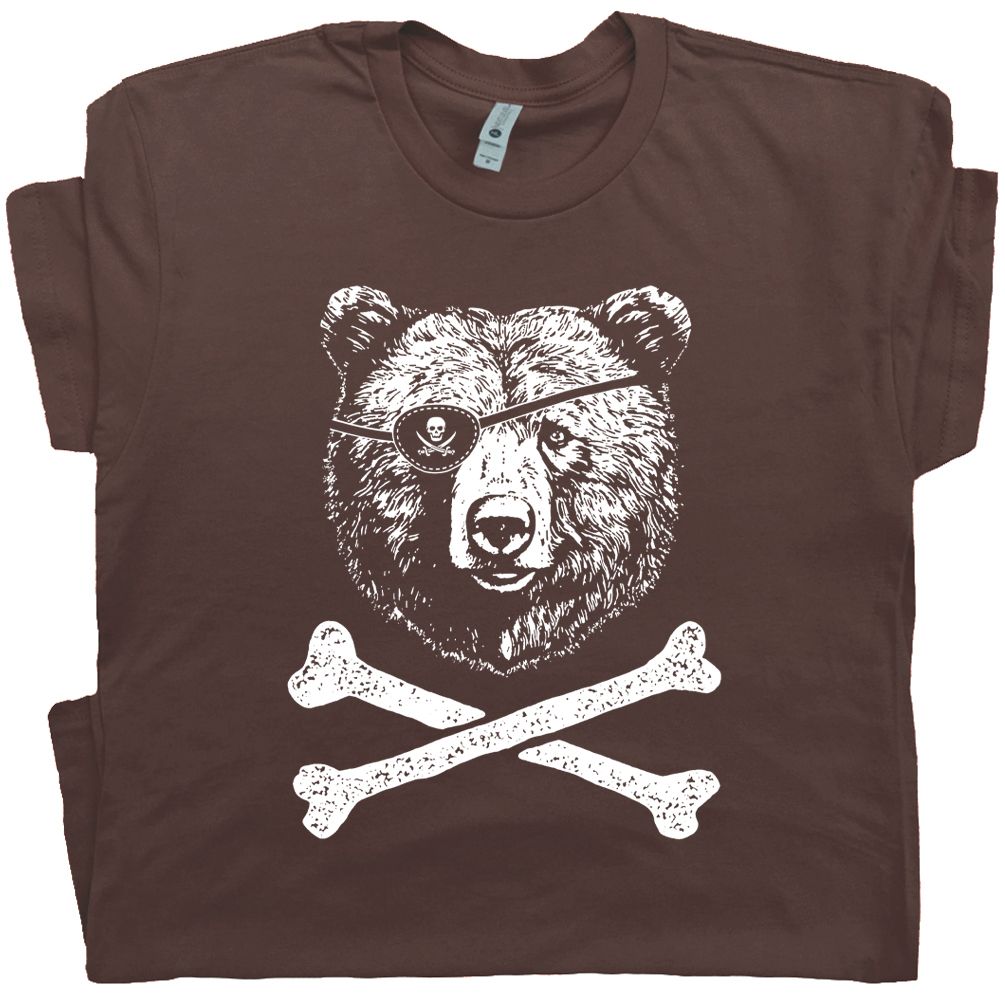 Jolly Roger Bear Shirt | Cool Graphic Shirts