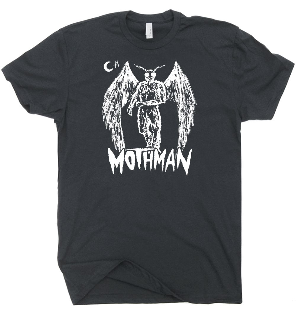 Mothman T Shirt | Cryptozoology Shirts | Weird Graphic Tees