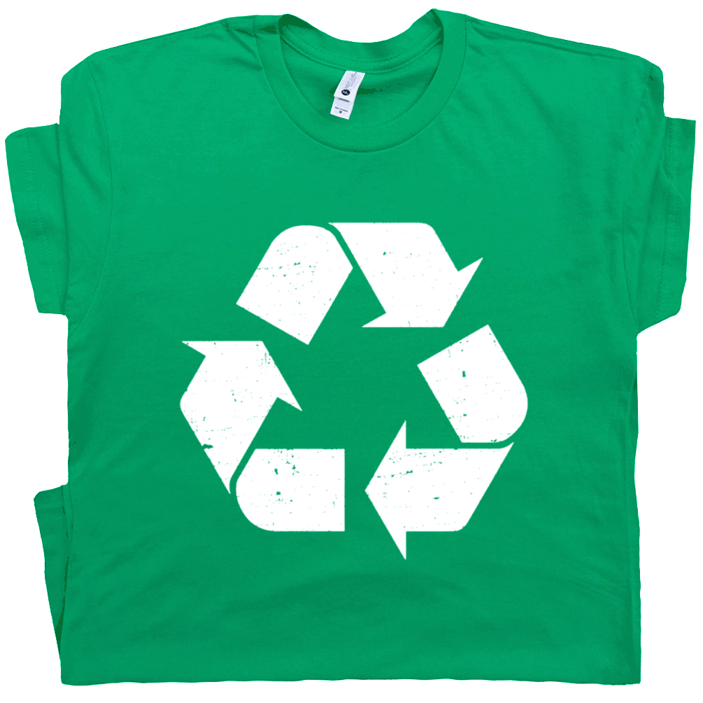 Recycle T Shirt | Recycle Logo T Shirt | Recycle Symbol T Shirt