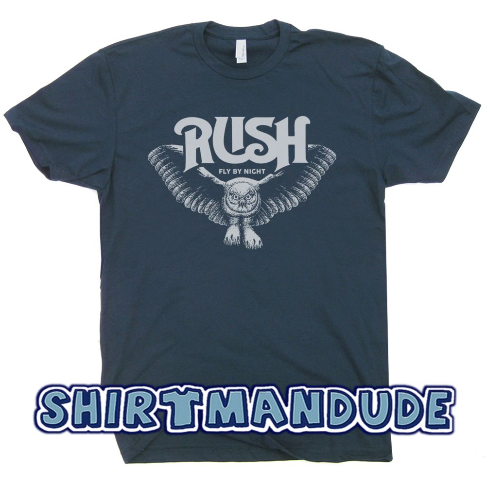 Rush T Shirt | Vintage Band Shirts | Owl Fly By Night