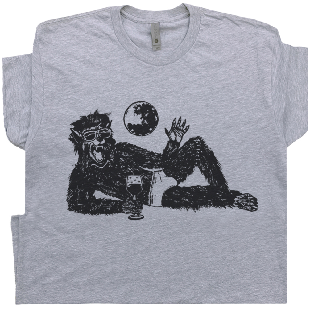 Wolfman T Shirt | Horror Movie T Shirts | Funny Graphic Novelty Shirts