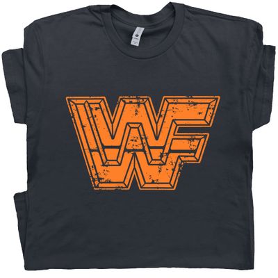 WWF T Shirt | Vintage Wrestling Logo T Shirt | WWE Logo T Shirt