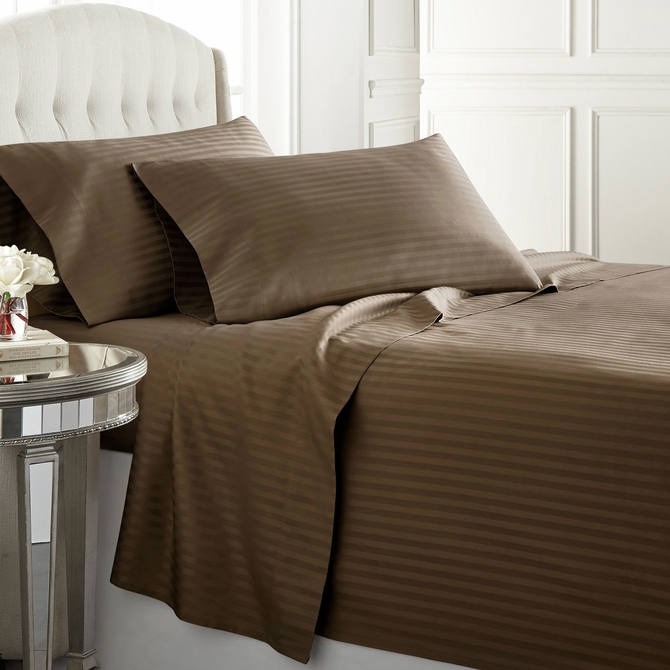 1500 TC Thread Count Deep Pocket 4 Piece Queen Sheet Sets