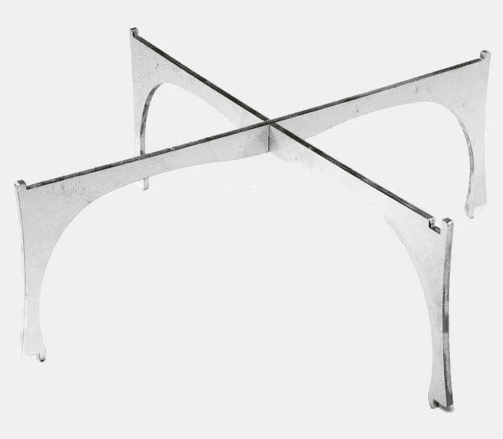 Arteflame 8 1/2 Inch Stainless Steel Grate Riser for 18 or 20 Inch Grills