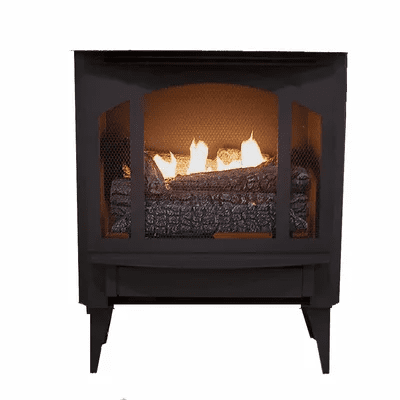 Buck Stove Model T-33 Vent Free Gas Heating Stove with Legs (Small)