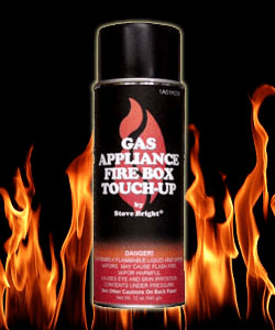 Stove Bright Black Gas Appliance Firebox Paint - 1A262H227