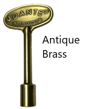 Dante 8 Inch Universal Gas Valve Key - Poly Bagged