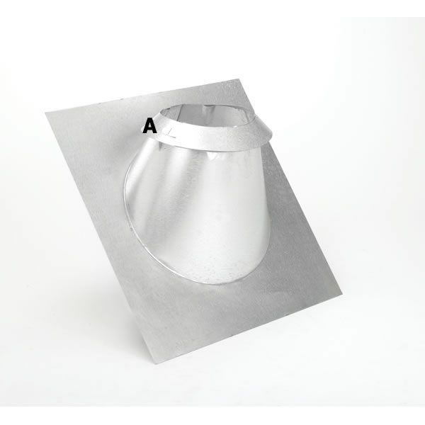 DuraVent DuraPlus All-Fuel Chimney Storm Collar - For 6, 7, and 8-Inch ...