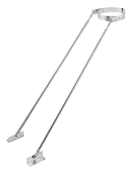 DuraVent DuraPlus All-Fuel Extended Roof Support Bracket - For 6-Inch ...