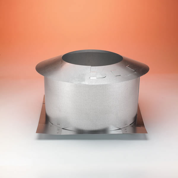 DuraVent DuraPlus All-Fuel Galvalume Attic Insulation Shield - For 6, 7 ...