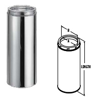 DuraVent DuraTech 6-Inch Inner Diameter All-Fuel Stainless Steel ...