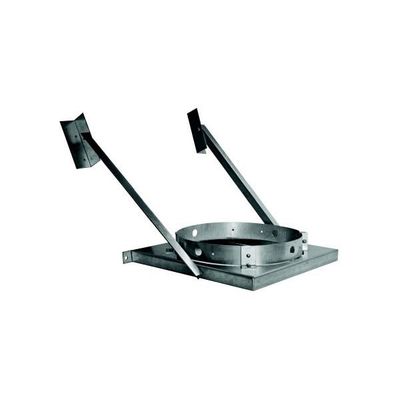 DuraVent DuraTech All-Fuel Galvanized Steel Chimney Tee Support Bracket ...