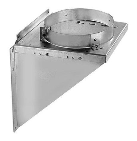 DuraVent DuraTech All-Fuel Stainless Steel Chimney Tee Support Bracket ...