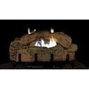 EverWarm 18" Palmetto Oak Ventless Propane Gas Log Set with Manual Control