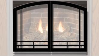 Gas Fireplace Insert Doors and Screens
