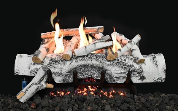 Grand Canyon 30 Inch Aspen White Birch Vent Free Gas Log Set